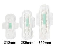 China Super Comfortable Pure Cotton Anion Ladies Sanitary Napkins Over Night Use for sale