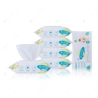 China Thermal Bonded Fabric Hand and Mouth Disposable Wet Wipes 50gsm Alcohol Free for sale