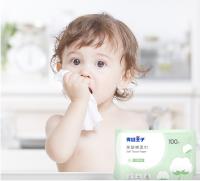 China No Fragrance 60pcs Sensitive Skin Disposable Wet Wipes Non Woven Spunlace for sale