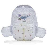 China Customised Disposable Cotton Top-Sheet Pants OEM Baby Pull up Diapers for sale