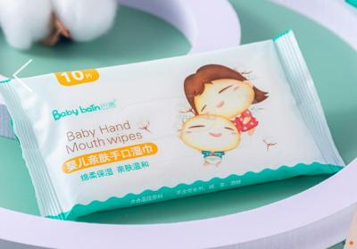 China With Lid and Open Tape Disposable Wet Wipes 80 pcs 20%Viscose 80%Polymer for sale