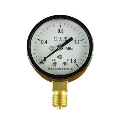 China 40mm 50mm Dry Air Compressor Pressure Gauge Bottom Connection Case Bezel for sale