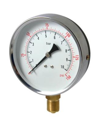 China 150mm 200mm 250mm Vacuum Utility Pressure Gauge 1/8