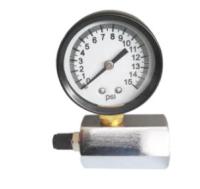China Air Test Lpg Gas Cylinder Pressure Gauge 0-100PSI 1/4