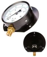 China 50mm Dry Pressure Gauge Bottom Connection Back Flange for sale