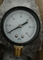 China 0-30 Psi Dry Pressure Gauge 1/4NPT For Pool  ABS Case for sale