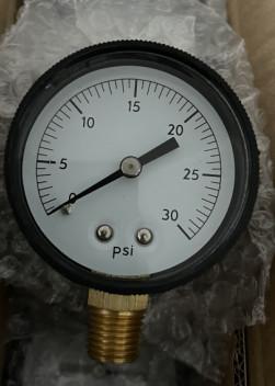 China 0-30 Psi Dry Pressure Gauge 1/4NPT For Pool  ABS Case for sale