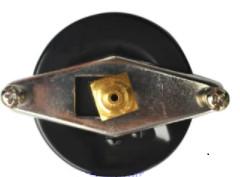 China ISO9001 Panel Mount Standard Pressure Gauge With Hose Connection Water Test for sale
