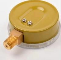 China Oxygen Tank Cylinder Welding Pressure Gauge EN 562 2.5 To 400 Bar for sale