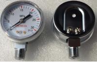 China High Welding Pressure Gauge 1/4 Npt Chrome Plated Oxygen for sale