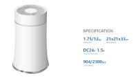China Energy Saving True Hepa Air Cleaner Low Noise Room Air Purifier For Allergies for sale