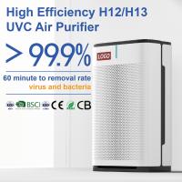 China 220V 120W UV HEPA Air Purifier 600 Sq Ft Large Room Air Filter for sale
