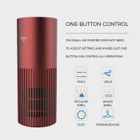 China Easycare UV Light HEPA Air Purifier Ionic Car Air Purifier And Dual Usb Charger for sale