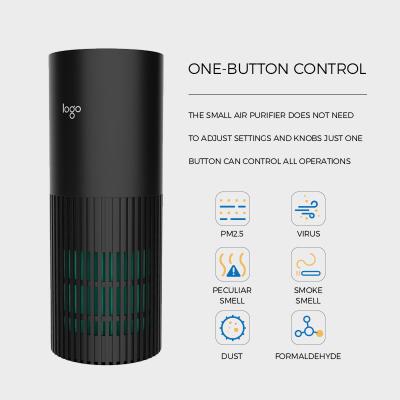 China 1.6W Car Air Purifier Ionizer 5V Dual USB Smoke Ionizer Air Cleaner for sale
