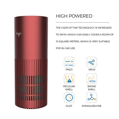 China CE Photocatalysis Air Purifier With H13 HEPA True Activated Carbon Filter For Smoke for sale