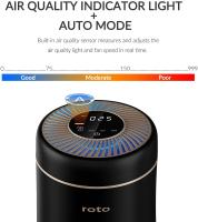 China Colored LED True HEPA Air Purifier Eliminates Allergens Dust Removal Air Purifier for sale