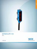 China SICK WTB2S-2P1151 Miniature Photoelectric Sensor Precise Detection High Reliability for sale