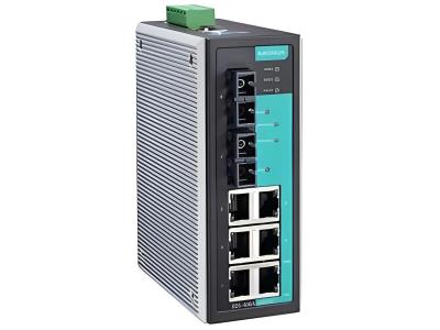 China MOXA EDS-2005-ELP 5 Port Unmanaged Industrial Ethernet Switch 12-48V DC DIN Rail for sale
