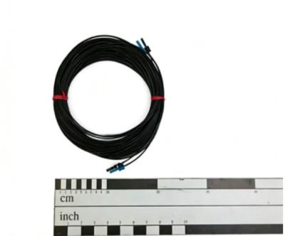 China ABB POF Plastic Fibre Optic Double Cable 30m Simplex Connectors Industrial for sale