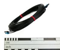 China ABB POF Plastic Fibre Optic Double Cable 30m Simplex Connectors Industrial for sale