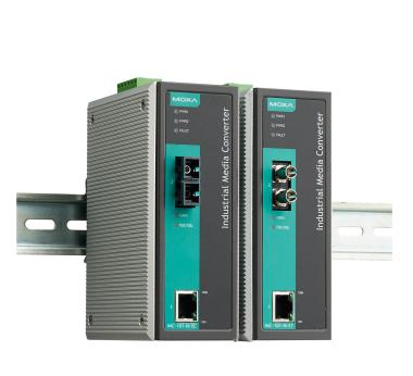 China MOXA IMC-101-M-ST Industrial Ethernet to Fiber Media Converter 10/100BaseT(X) to 100BaseFX Multi-Mode 5 km for sale