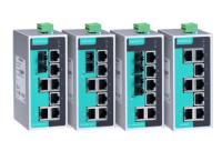 China MOXA EDS-208A 8 Port Unmanaged Industrial Ethernet Switch 10/100 Mbps 9.6-60 VDC for sale