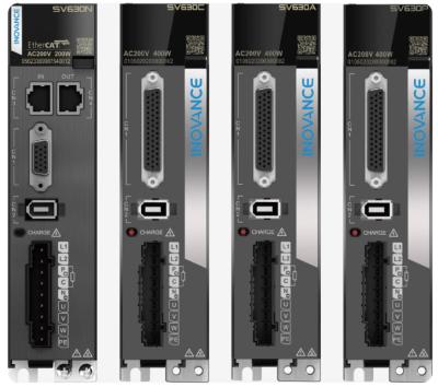 China Inovance SV660ND Dual Axis Servo Drive 2x0.75kW 5.5A EtherCAT 23bit Absolute IP20 for sale