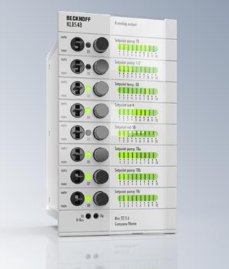 China Beckhoff KL3408 8-Channel Analog Input Module ±10V 12 Bit DIN Rail PLC for sale