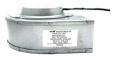 China ebm-papst G1G133-DE19-15 24V DC 45W Centrifugal Blower 133x133x91mm Ball Bearing for sale