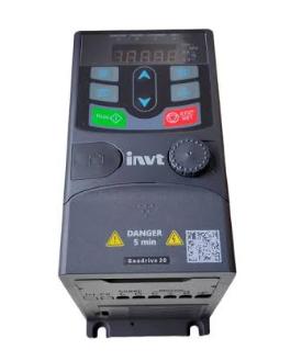 China INVT GD20-0R4G-S2 0.4kW Mini Vector Control Variable Frequency Drive 220V for sale