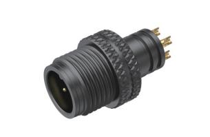 China M12-A03-SK-Intrako Waterproof Overmolded 3 Pin M12 Circular Connectors Cable Assembly for sale