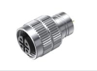 China M12-A04-RP Female Right Angle Field Wireable M12 Circular Connectors 4 Pin Plug for sale