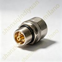 China BMA-JYB3G High Frequency Microwave Connectors BMA K Series Gold Plated Straight Male Plug for sale