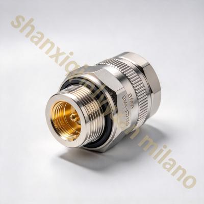 China BMA-JFD15G High Frequency Microwave Connectors BMA K Series Stepped Four Hole Flange Male for sale
