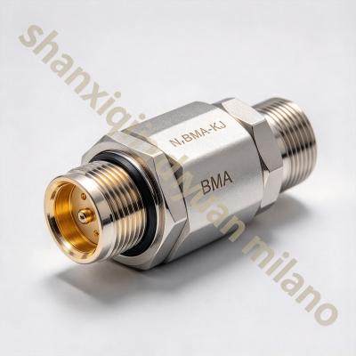China N/BMA-KJ High Frequency Microwave Connectors N Female to BMA Male Precision Adapter for sale