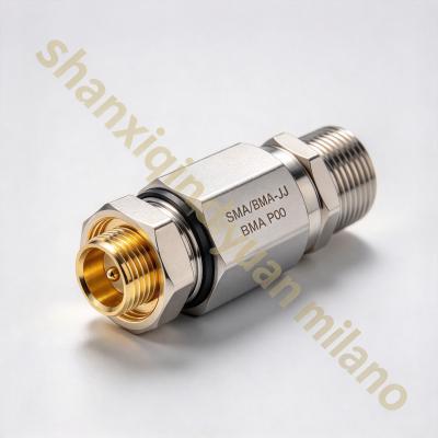 China SMA/BMA-JJ High Frequency Microwave Connectors SMA Male to BMA Male Precision Adapter for sale