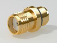 China SMA/BMA-KJ High Frequency Microwave Connectors SMA Female to BMA Male Precision Adapter for sale