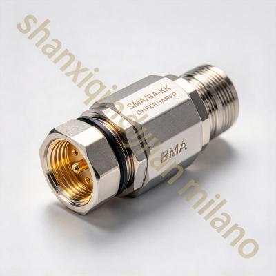 China SMA/BMA-KK High Frequency Microwave Connectors SMA Female to BMA Female Adapter 0-18GHz for sale