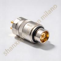China BNC-J3 Straight Male Cable Plug RF Coaxial Connectors 50 Ohm Bayonet Lock for SFF-50-1.5 Cable for sale