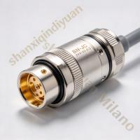 China BNC-J4 Bayonet Lock Straight Male Plug RF Coaxial Connectors 50 Ohm for SFF-50-2 Coaxial Cable for sale
