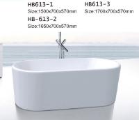 China Bathtubs, freestanding Bathtub without faucet , hand shower HB613 for sale