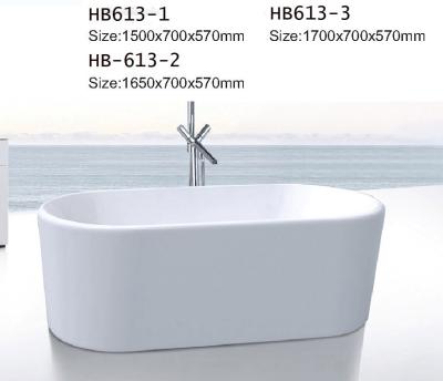 China Bathtubs, freestanding Bathtub without faucet , hand shower HB613 for sale