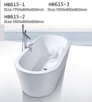 China Bathtubs, freestanding Bathtub without faucet , hand shower HB615 for sale