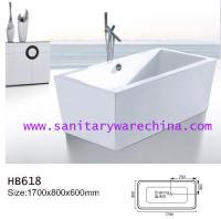 China Bathtubs, freestanding Bathtub without faucet , hand shower HB618 for sale