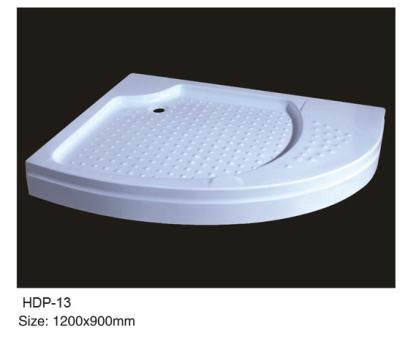 China Acrylic shower tray, shower basin,acrylic shower base HDP-13 for sale