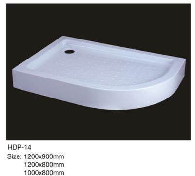 China Acrylic shower tray, shower basin,acrylic shower base HDP-14 for sale