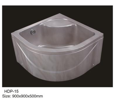 China Acrylic shower tray, shower basin,acrylic shower base HDP-15 for sale