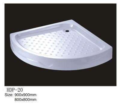 China Acrylic shower tray, shower basin,acrylic shower base HDP-20 900X900,800X800 for sale