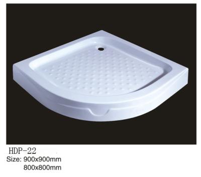 China Acrylic shower tray, shower basin,acrylic shower base HDP-22 900X900,800X800, for sale