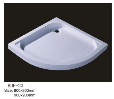 China Acrylic shower tray, shower basin,acrylic shower base HDP-23 900X900,800X800, for sale